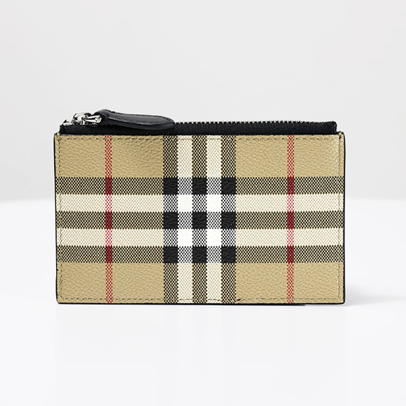 Burberry | Bags | Burberry Coin Wallet Card Tan Alwyn Archive Mini ...
